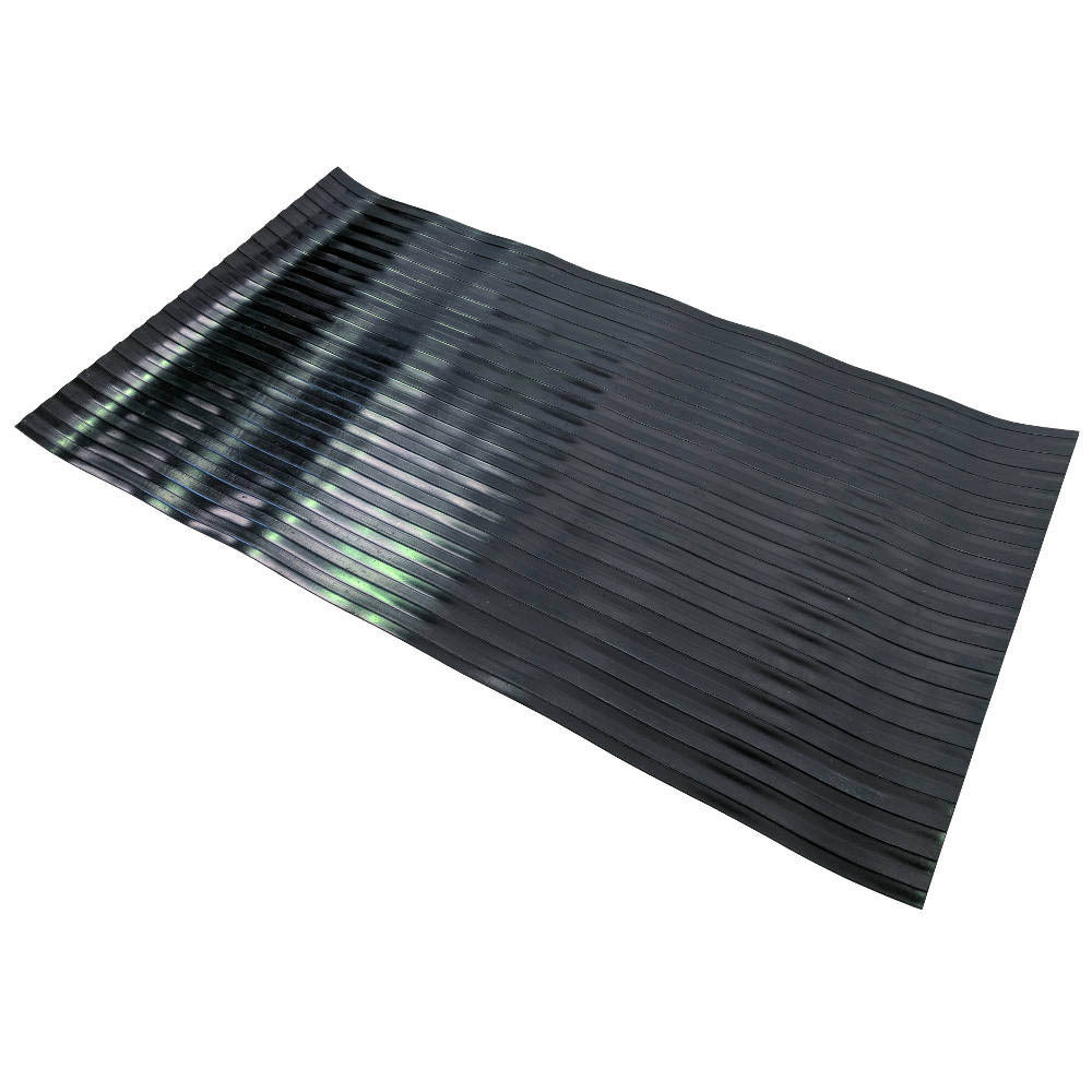 Big Rib Rubber Mats (Black) - 600mm Square