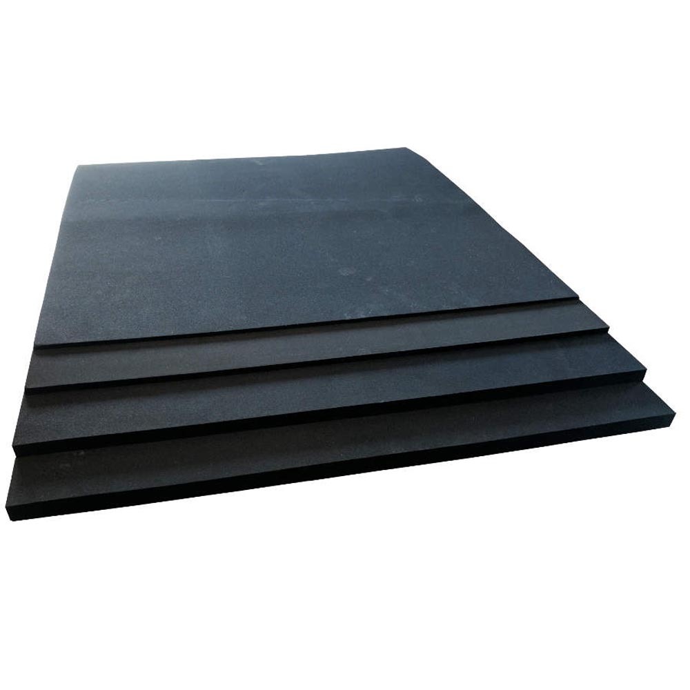 Neoprene Sponge Sheet (Black, Non-Adhesive) - 480mm Square Sheets