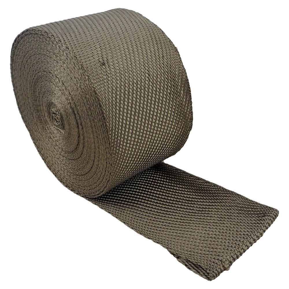 Basalt Insulation Tape - 1.6mm Thick, 30 Metre Rolls