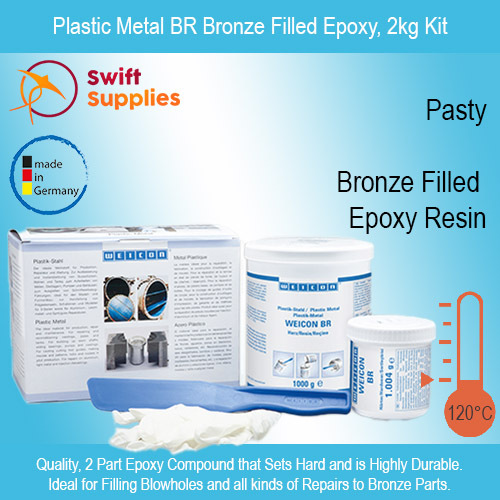 Plastic Metal BR - Bronze Filled Epoxy Repair Putty